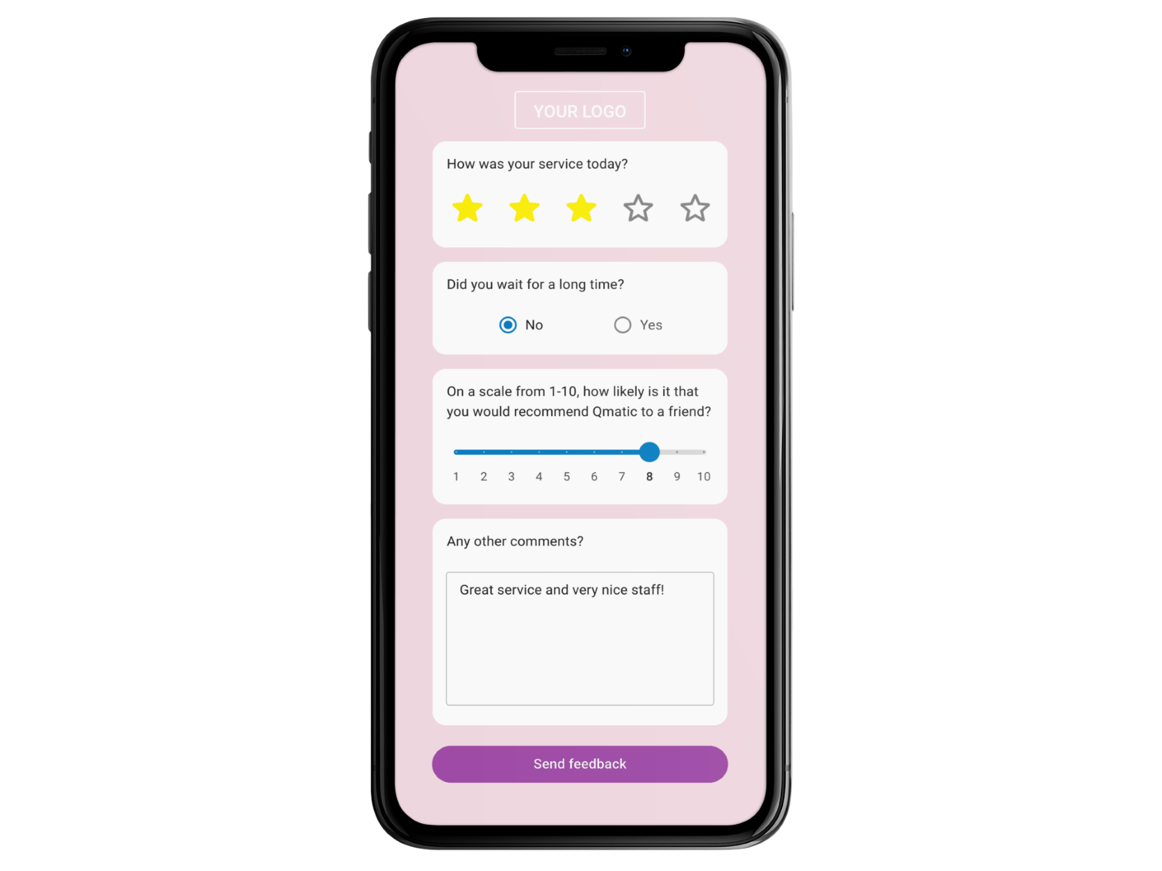 Customer Feedback System — Qmatic